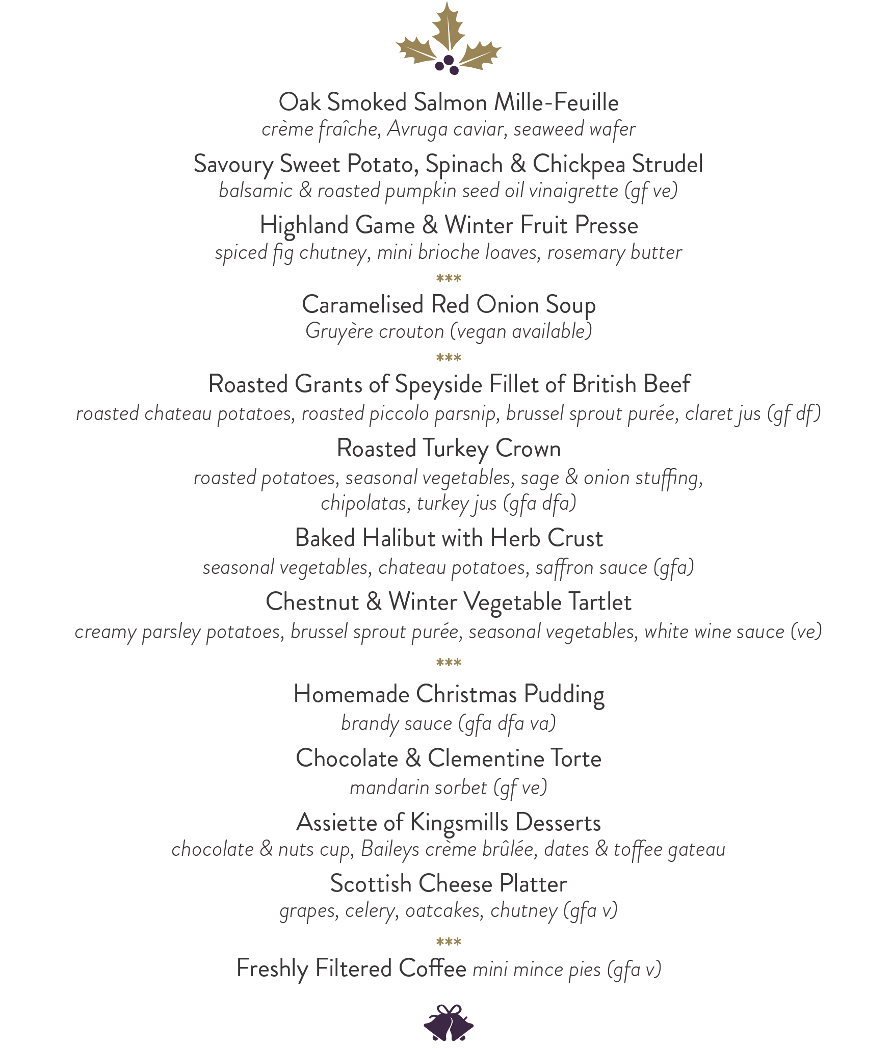 Christmas Day Lunch in Inverness | Kingsmills Hotel